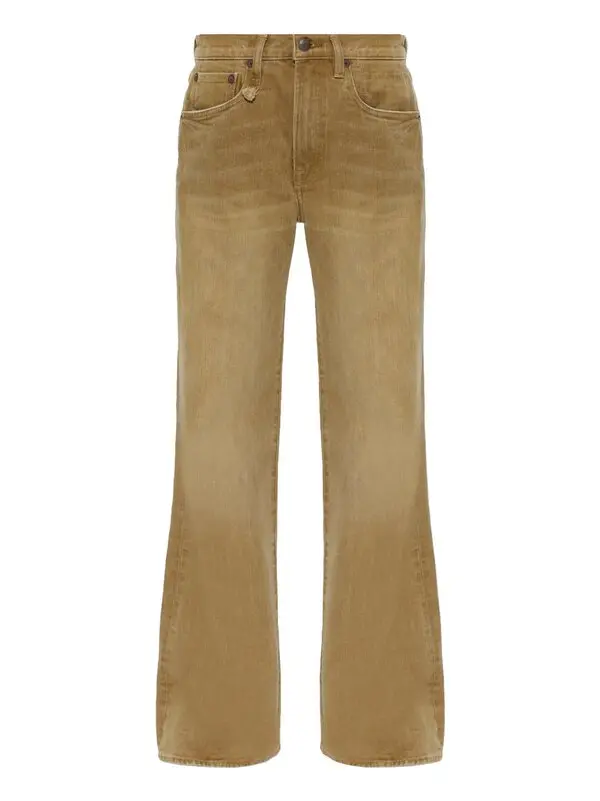 R13 Flared Leg Jeans - Brown