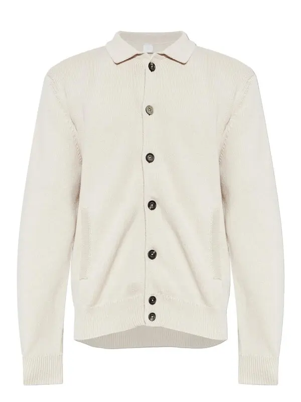 Eleventy Cardigan With Pockets - Cream