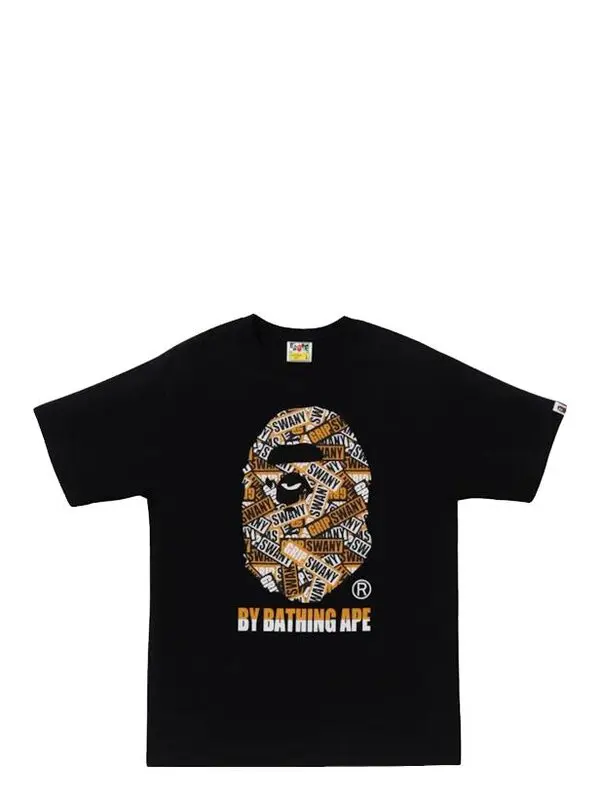 A BATHING APE X Grip Swany Bathing Ape Tee Shirt - Black