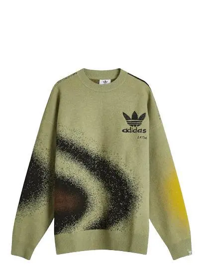 Adidas X Sftm Knitted Sweater - Tent Green