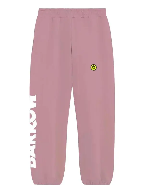 BARROW Smiley Logo Trousers - Pink