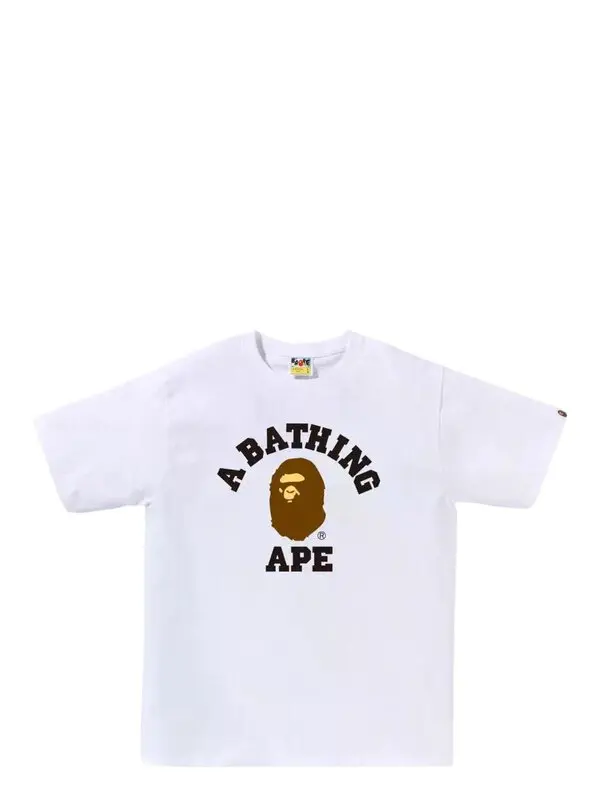 A BATHING APE Logo T-shirt - White
