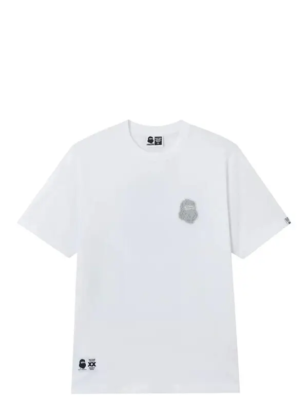FINGERCROXX Crew-neck Cotton T-shirt - White