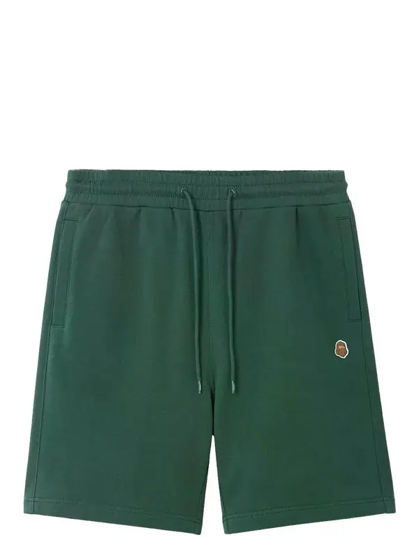 FINGERCROXX Logo Patch Track Shorts - Green