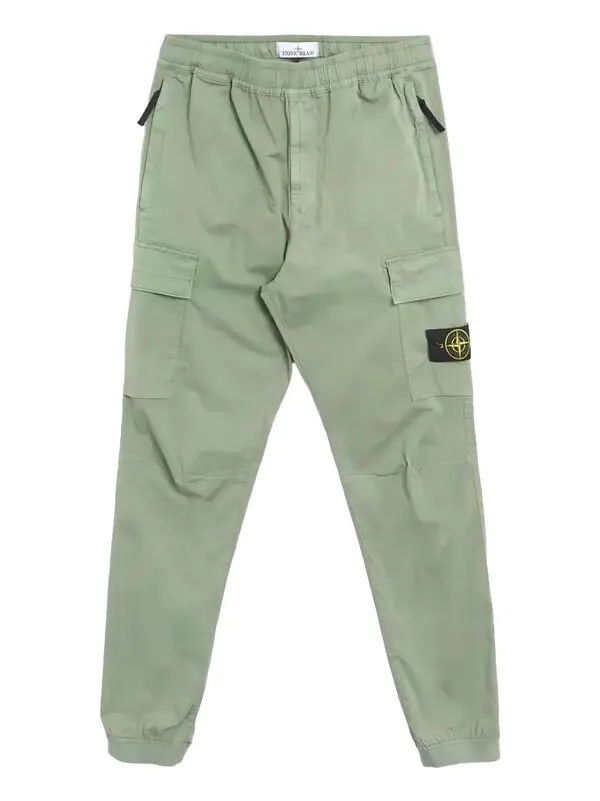 Stone Island Pocket Cargo Trousers - Green