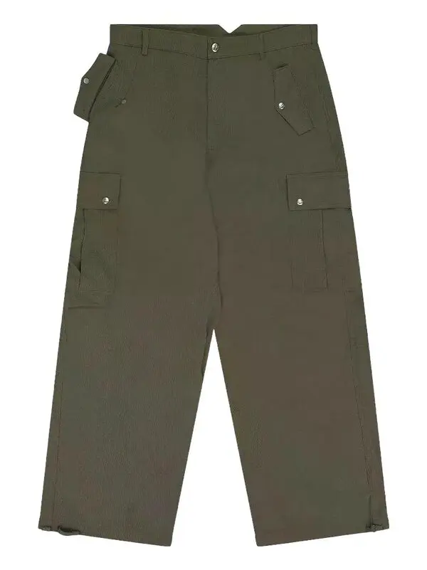 Rhude Cargo Wide-leg Trousers - Green