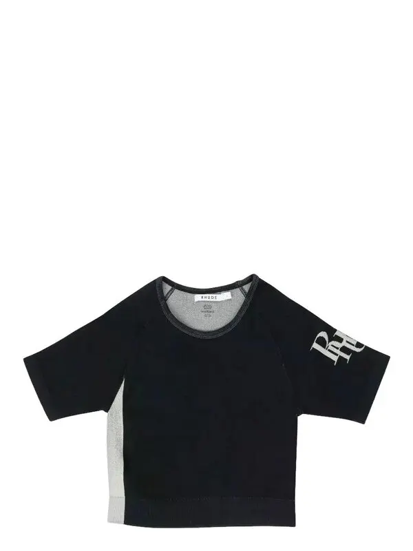 Rhude Side-stripe T-shirt - Black