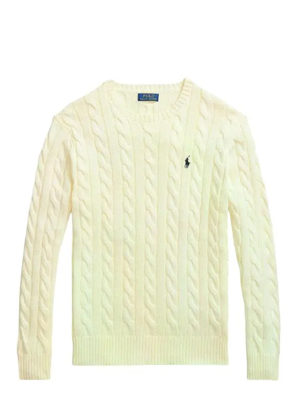 Polo Ralph Lauren Cable-knit Cotton Sweater - Neutrals