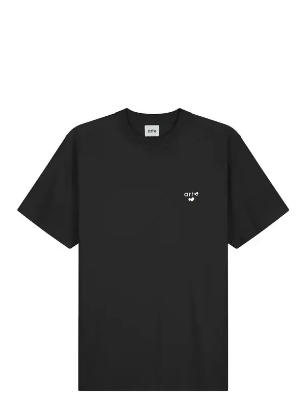 ARTE ANTWERP Logo Crew-neck T-shirt - Black