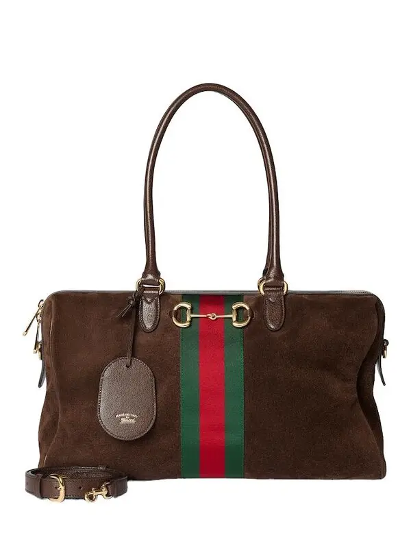 Gucci Borsetto Boston Bag - Brown