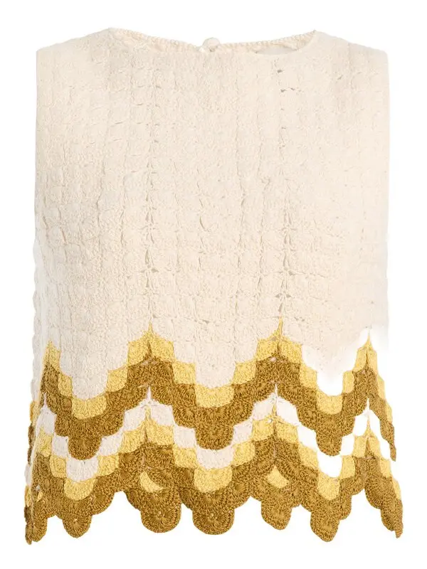 Escvdo Exclusive Suspiro Cotton Top - Multi