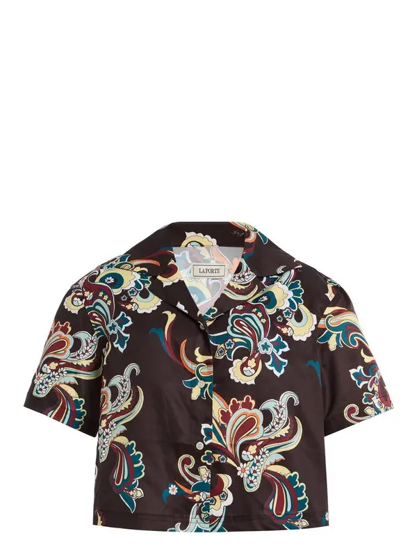 LA PORTE Ruby Printed Shirt - Print