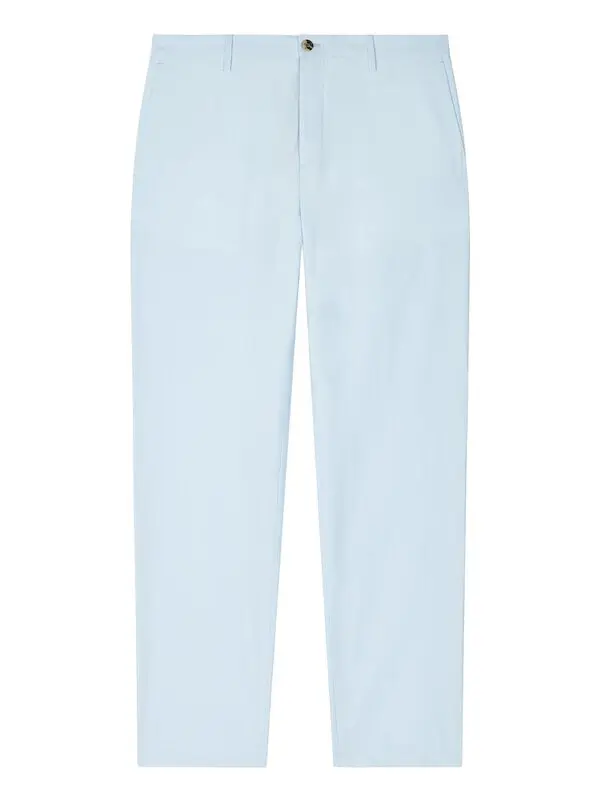 Paul Smith Light Cotton Poplin Chinos - Blue