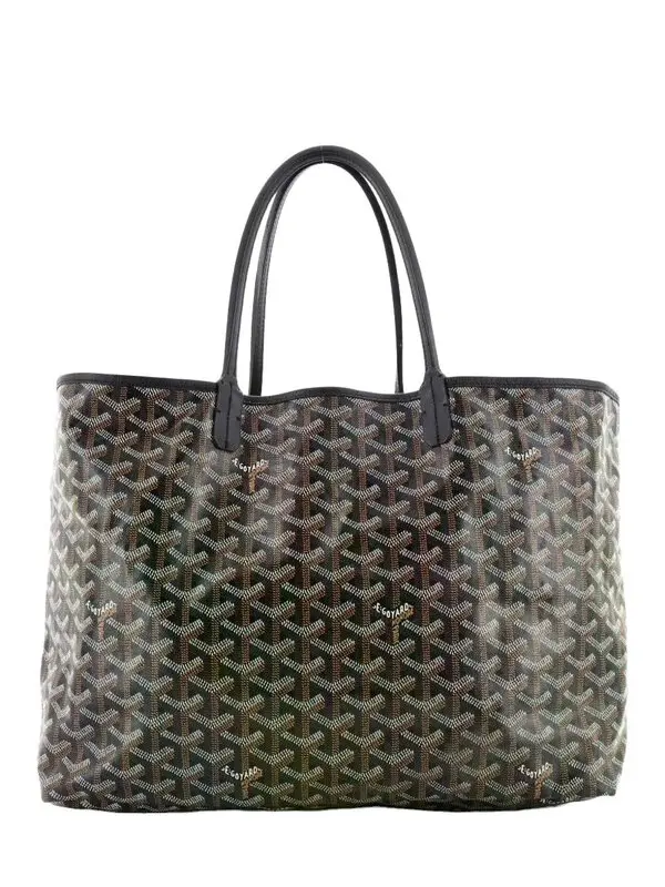 Goyard Saint Louis Coated Canvas Pm Tote Bag - Black