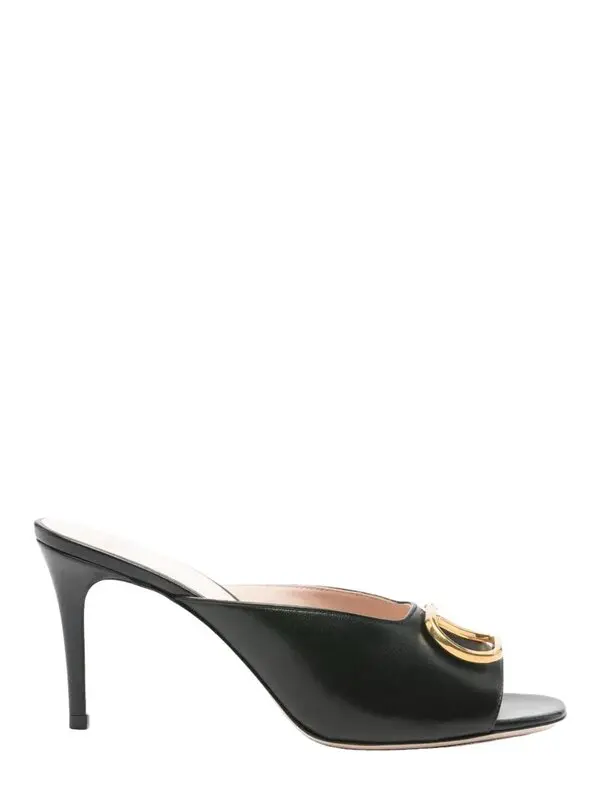 Valentino Garavani Vlogo Signature Sandals - Black