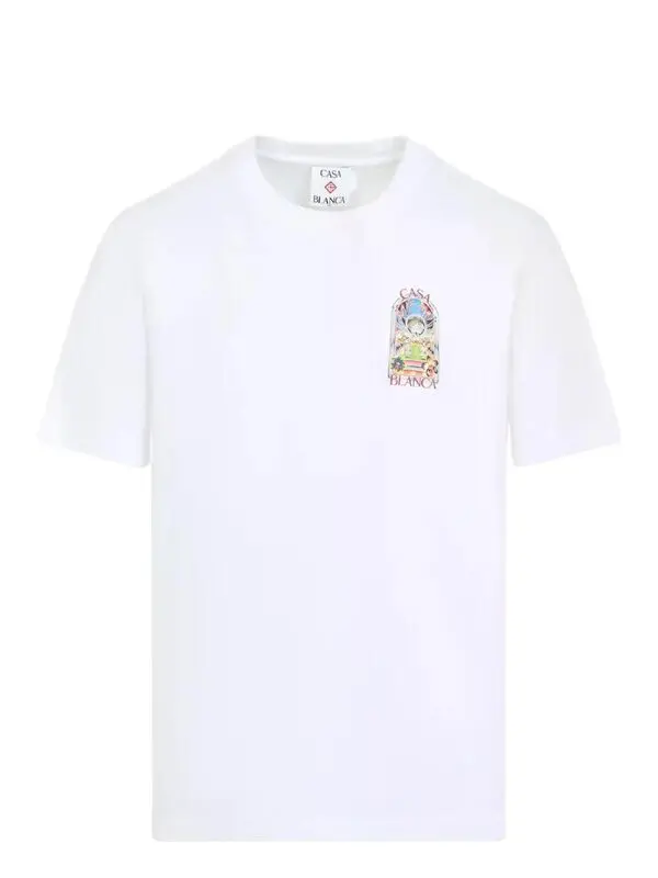 Casablanca Print T-shirt - White