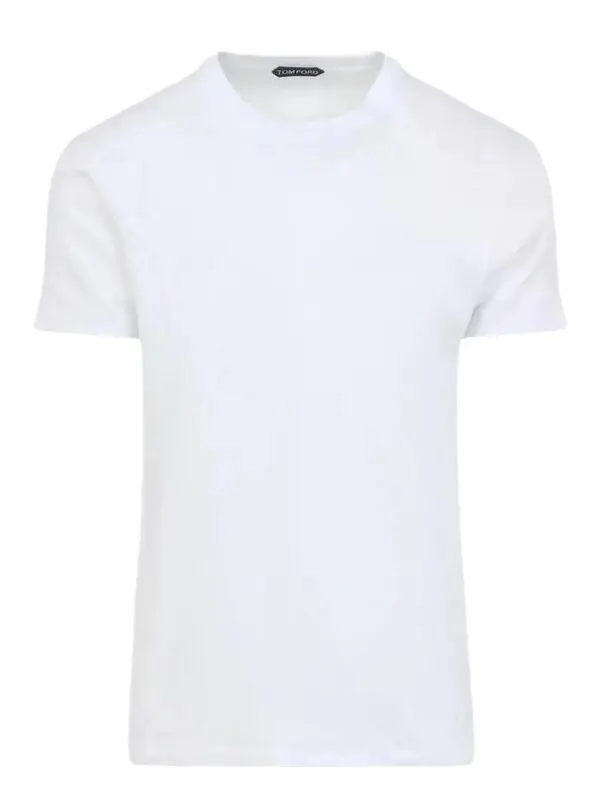 TOM FORD Crew-neck Short-sleeves T-shirt - White