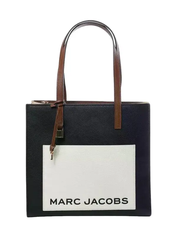 Marc Jacobs Leather Tote Bag - Black