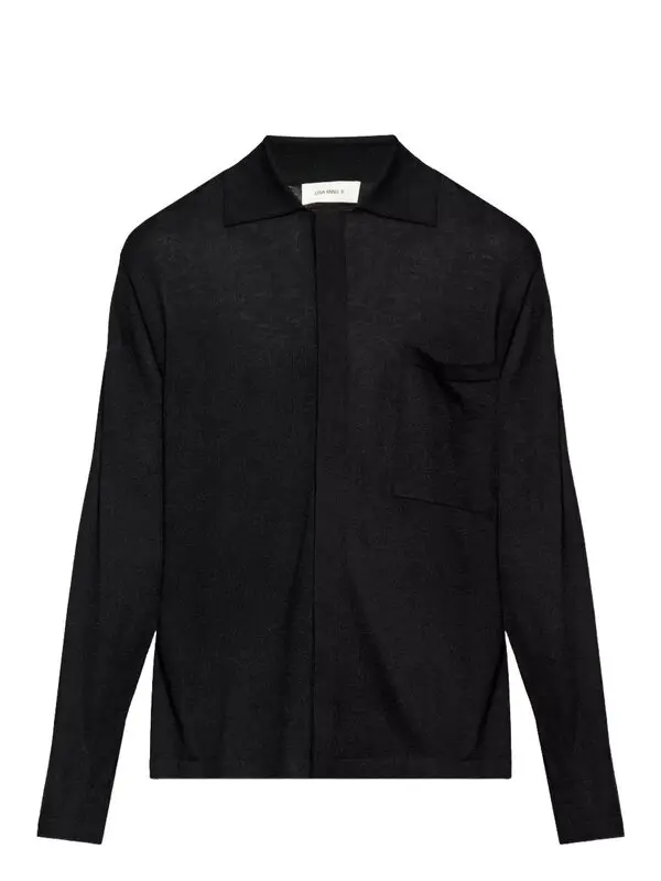 LISA YANG Kieran Pocket Knit Cardigan - Black