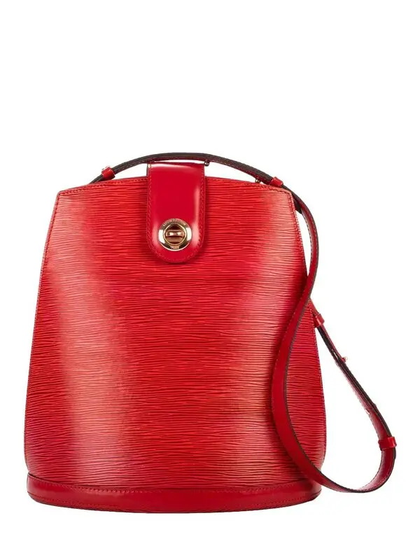 LOUIS VUITTON Cluny Épi-leather Shoulder Bag - Red