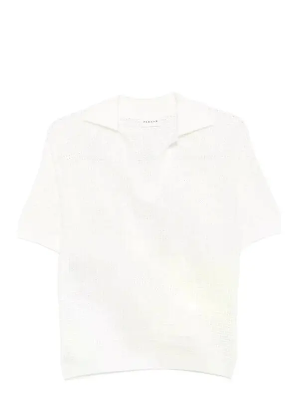 P.a.r.o.s.h V-neck Short-sleeve T-shirt - White