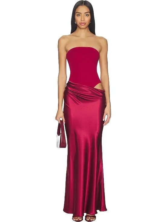 ALL THE WAYS Carrie Maxi Dress - Red