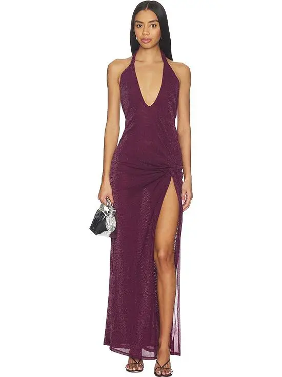 Nbd Smita Maxi Dress - Plum