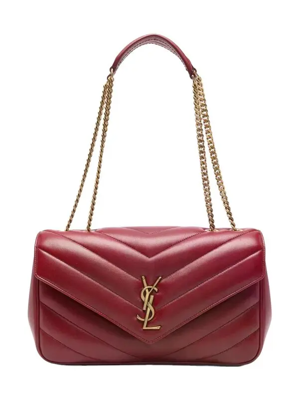 Saint Laurent Medium Loulou Chain-strap Shoulder Bag - Red