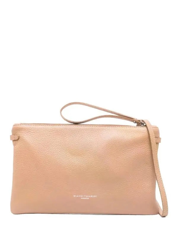 GIANNI CHIARINI Hermy Zipped Clutch - Neutrals