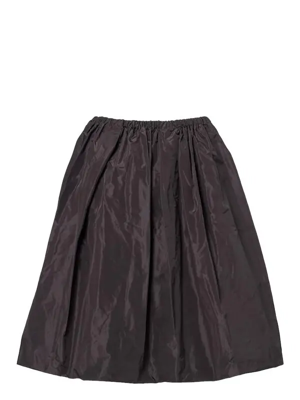 Prada Silk Taffeta Miniskirt - Grey