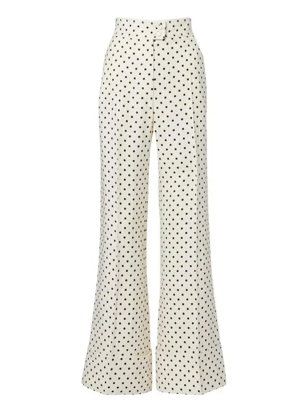 Valentino Garavani Flared Pants - White