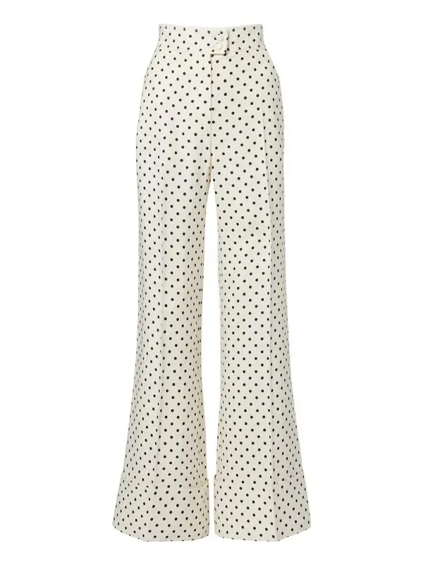 Valentino Garavani Flared Pants - White