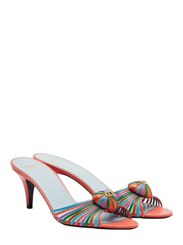 Valentino Garavani Royal 65 Leather Mules - Multicoloured