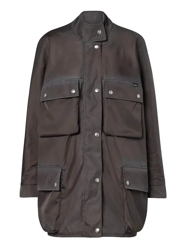 Prada Re-nylon Coat - Grey