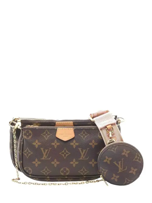 LOUIS VUITTON 2021 Monogram Multi Pochette Accessoires Satchel - Brown