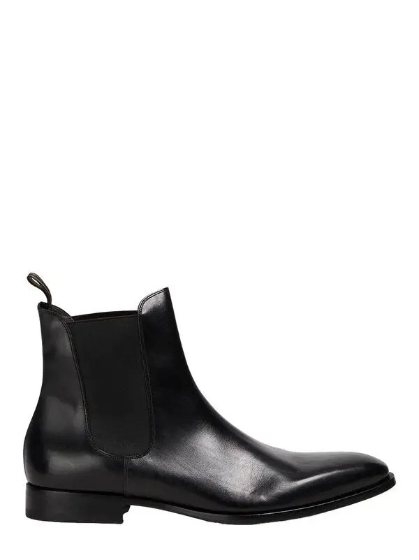 Dunhill Leather Chelsea Boots - Black