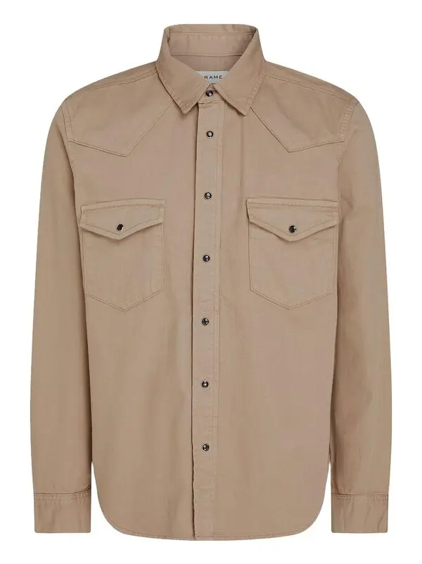 FRAME Denim Shirt - Sand