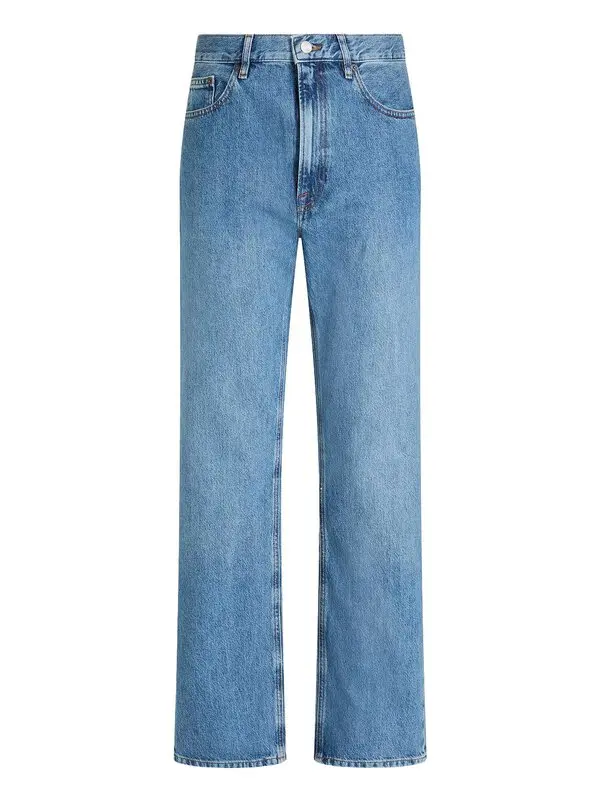 FRAME The Boxy Denim Jeans - Mid Denim