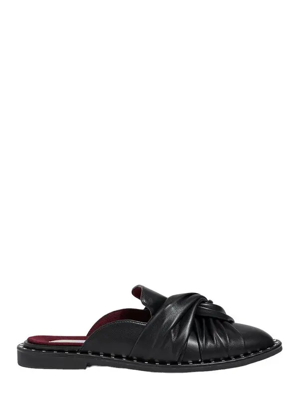 Stella McCartney Falabella Twisted Slippers - Black