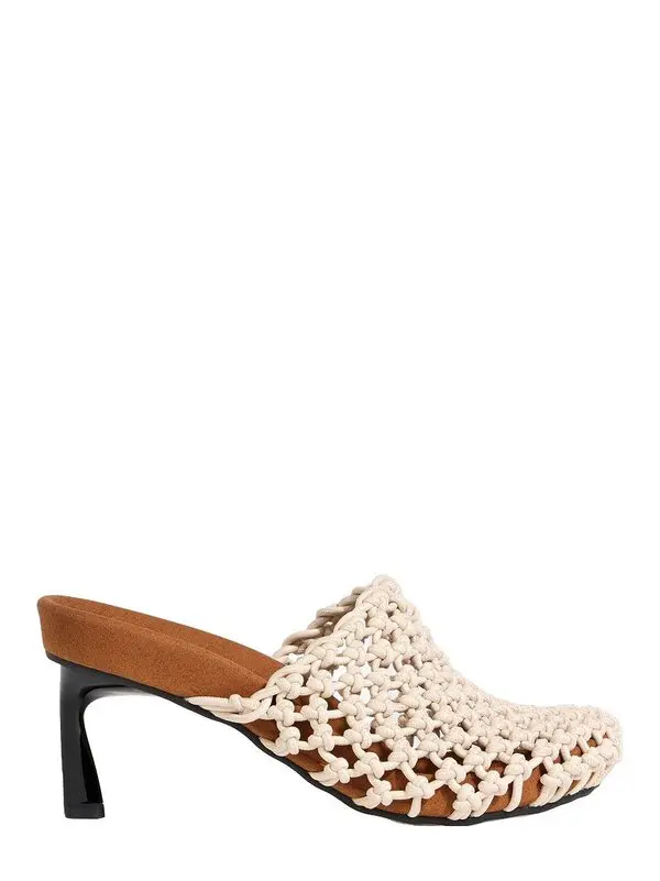 Stella McCartney Terra Knotted Mules - Ecru