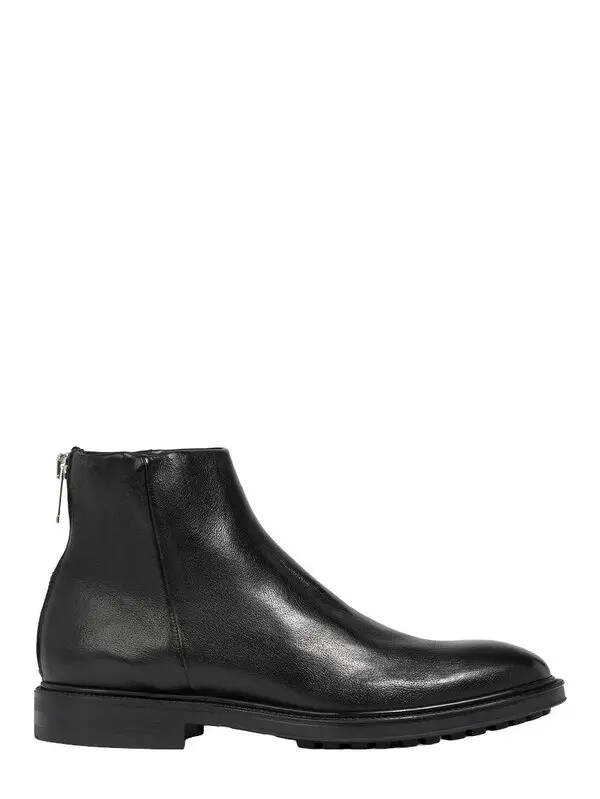 Paul Smith Nik Leather Ankle Boots - Black