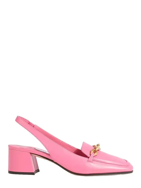 JIMMY CHOO Diamond Tilda 45 Embellished Leather Slingback Pumps - Pink