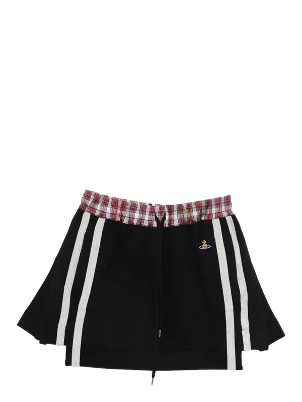 VIVIENNE WESTWOOD Stripe-trim Mini Skirt - Black