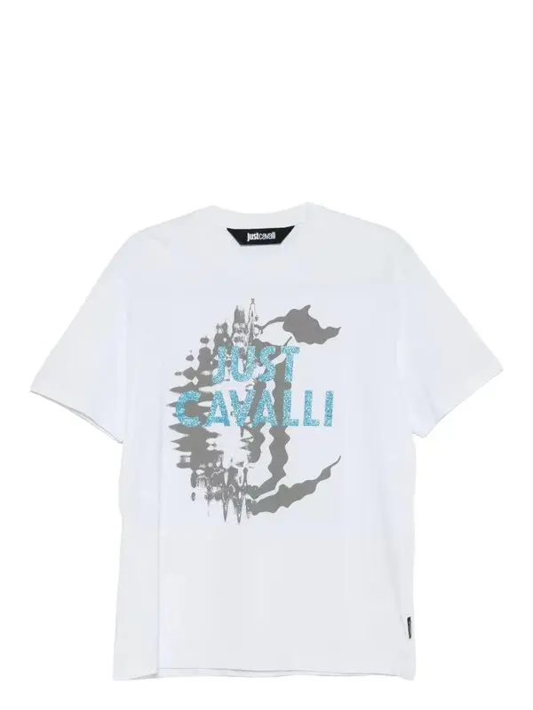 Just Cavalli Graphic T-shirt - White