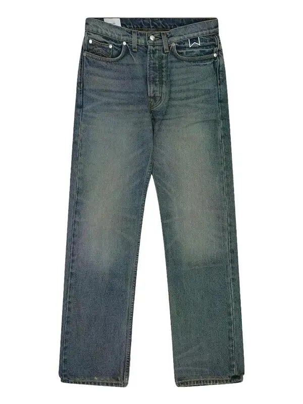 Rhude 90s Straight Leg Jeans - Blue