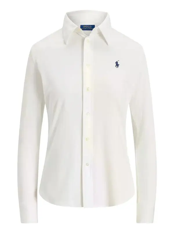 Polo Ralph Lauren Buttoned Logo Shirt - White