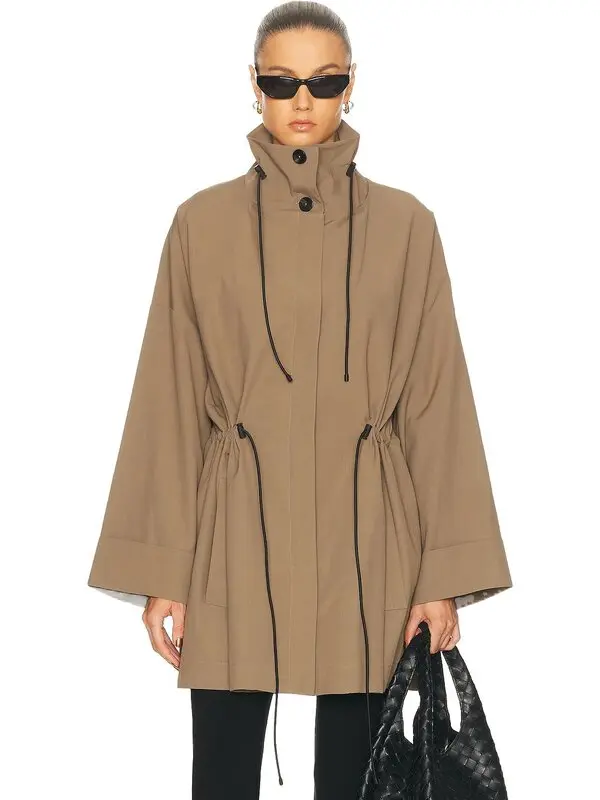 Tove Manet Coat - Khaki