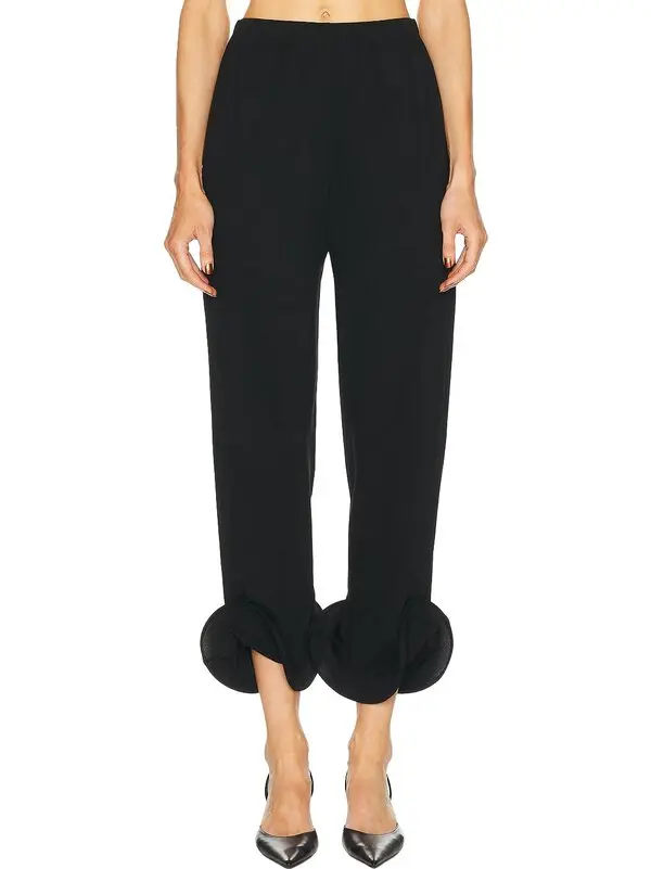 SID NEIGUM Wave Hem Pant - Black