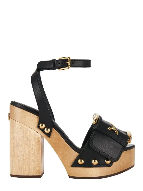 Dolce & Gabbana Wedge Sandal - Black