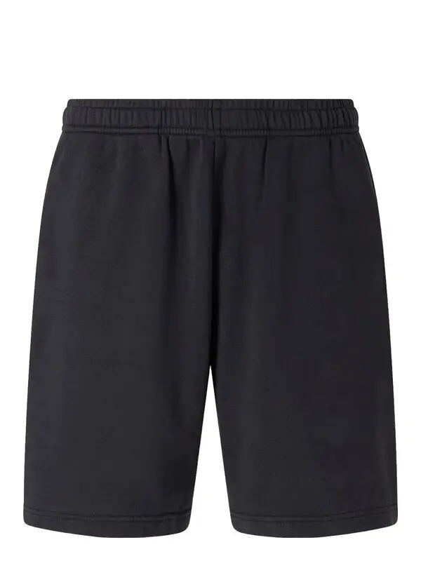 Acne Studios Straight-leg Cotton-jersey Shorts - Black